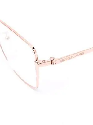 Michael Kors Logo Square-frame Glasses
