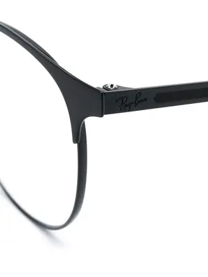 Ray-ban Round Metal Eyeglasses - Black