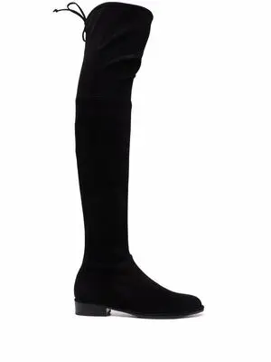 STUART WEITZMAN Over-the-knee Suede Boots Black