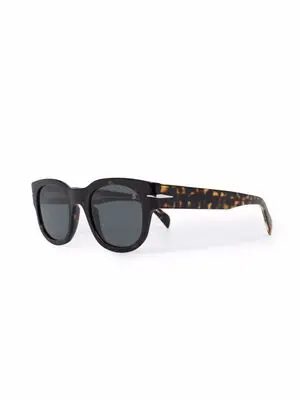 DB EYEWEAR BY DAVID BECKHAM Tortoiseshell Square-frame Sunglasses