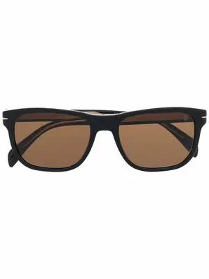 DB EYEWEAR BY DAVID BECKHAM Tinted Square-frame Sunglasses - Black