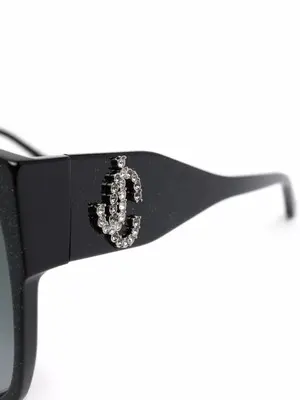 JIMMY CHOO Oversize-frame Sunglasses