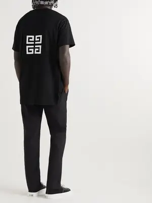 Givenchy Logo-embroidered Cotton-jersey T-shirt