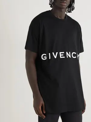 Givenchy Logo-embroidered Cotton-jersey T-shirt