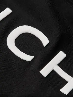 Givenchy Logo-embroidered Cotton-jersey T-shirt