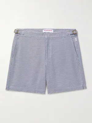 Orlebar Brown Bulldog X Fenella Jacquard Swim Shorts - Blue