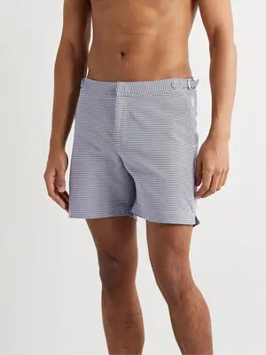 Orlebar Brown Bulldog X Fenella Jacquard Swim Shorts - Blue