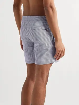 Orlebar Brown Bulldog X Fenella Jacquard Swim Shorts - Blue