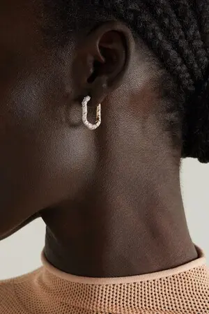 Yvonne Léon 18-karat Diamond Hoop Earrings