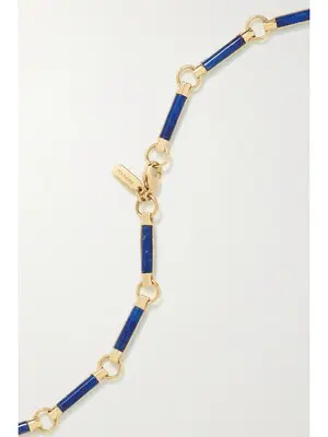 FOUNDRAE Karma, Wholeness And Dream 18-karat Lapis Lazuli Necklace