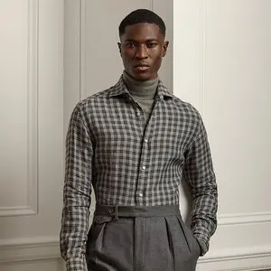 Ralph Lauren Plaid Flannel Shirt Grey
