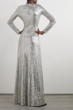 Michael Kors Sequined Jersey Gown