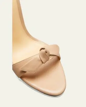 ALEXANDRE BIRMAN Clarita Bow-tie Leather Sandals
