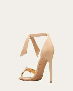 ALEXANDRE BIRMAN Clarita Bow-tie Leather Sandals