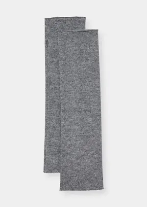 LISA YANG Lisa Yang Aspen Fingerless Long Gloves Grey