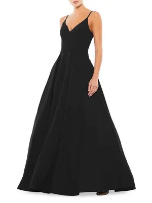Mac Duggal Ieena A-line Gown - Black