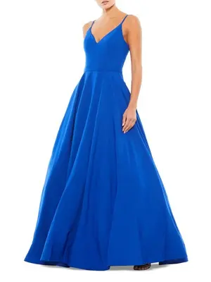 Mac Duggal Ieena A-line Gown - Royal