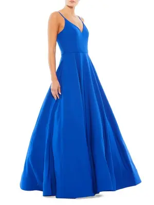 Mac Duggal Ieena A-line Gown - Royal