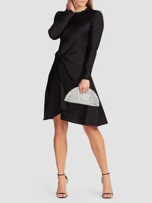Cult Gaia Mini Nala Metallic Leather Clutch - Silver