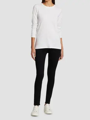 Rag & Bone Slubbed Long-sleeve Top - Bright White