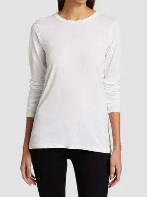 Rag & Bone Slubbed Long-sleeve Top - Bright White