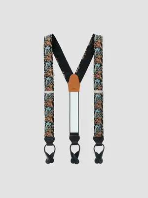 Trafalgar Birds Of Prosperity Suspenders - Black