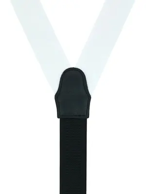 Trafalgar Monte Bello Silk Suspenders - White
