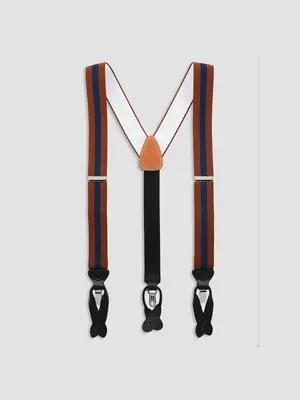 Trafalgar Oliver Striped Suspenders