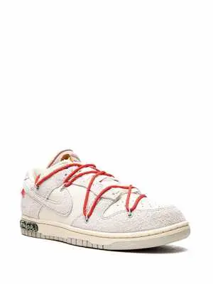 Nike X Off White Dunk Low Lot 33 Sneakers - Neutrals