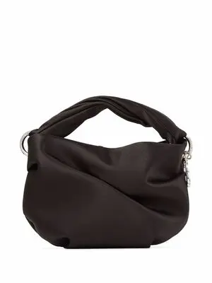 JIMMY CHOO Bonny Satin-finish Shoulder Bag