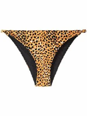 Ganni Animal Print Swimsuits