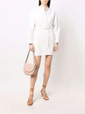 Stella McCartney Chain-trimmed Shoulder Bag - Pink