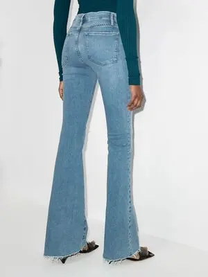 FRAME Le High Flared Jeans - Blue