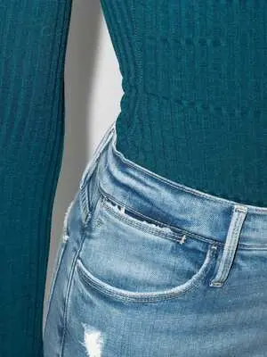 FRAME Le High Flared Jeans - Blue