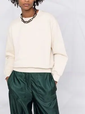 Off-White Diag-print Crew-neck Sweatshirt - Neutrals