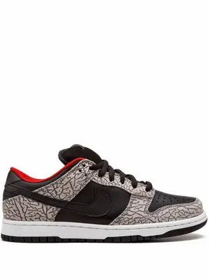 Nike X Supreme Sb Dunk Low Pro Sneakers - Black