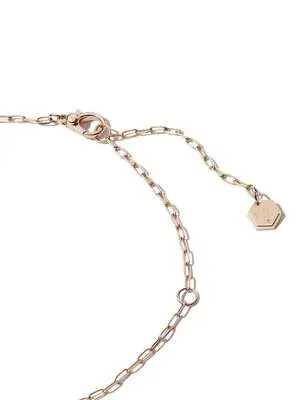 Shay 18k Rose Gold Zodiac Disc Diamond Necklace