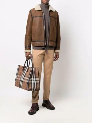 Malo Zip Placket Cashmere Pullover - Brown