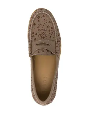 Rhude Bandana-print Low-heel Loafers - Brown