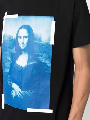 Off-White Monalisa Slim-cut T-shirt - Black