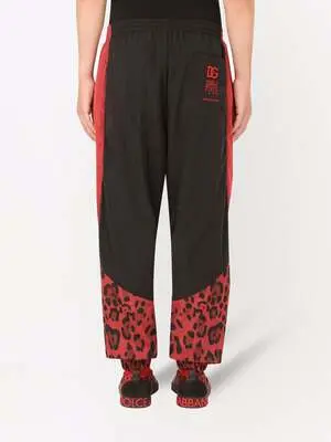 Dolce & Gabbana Panelled Leopard-print Trousers