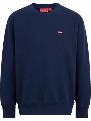 Supreme Small Box Logo Crewneck Sweatshirt - Blue
