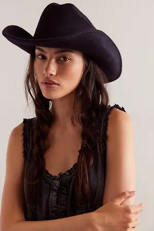 WYETH Cash Cowboy Hat - Black