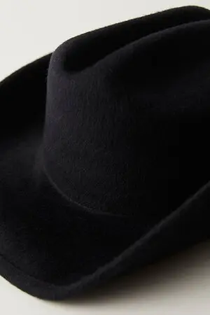 WYETH Cash Cowboy Hat - Black