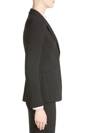Akris Long One-button Jacket