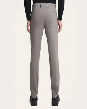 Theory Zaine Precision Ponte Slim-straight Chino Pants - Sidewalk