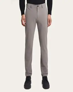 Theory Zaine Precision Ponte Slim-straight Chino Pants - Sidewalk