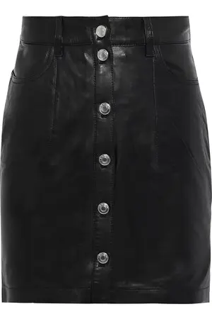 IRO PARIS Igonia Leather Mini Skirt