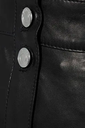 IRO PARIS Igonia Leather Mini Skirt