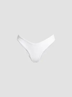 Beach Riot Vanessa Bikini Bottom - White